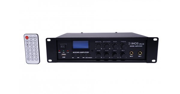 Mixer amplificator cu media player, 50W/100V, IPA-50