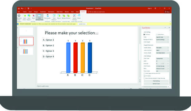 SOFT control vot interactiv PowerPoint